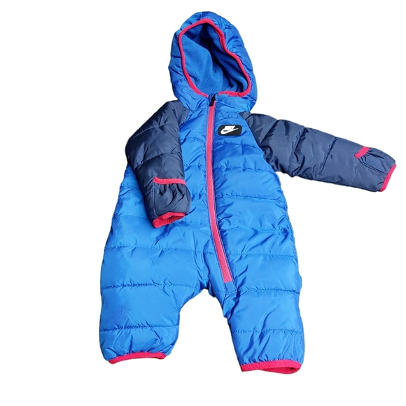 Nike | Jackets & Coats | Nike Baby Puffer Snowsuit Size 3m | Poshmark